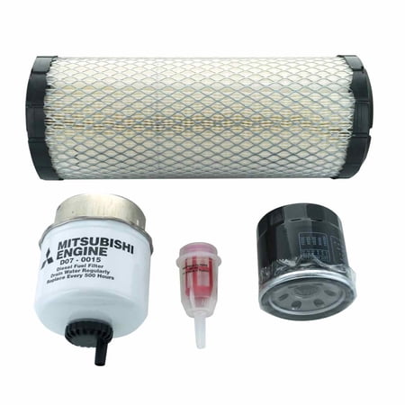 Miller 252782 Filter Kit With MA250132E For Mitsubishi S4L2 EFF Engine ...