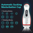 Male Masturbator Penis Massage Magnetic Penis Vibrator With 10 Modes