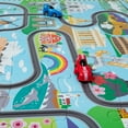 Melissa & Doug Race Around the World Tracks Cardboard Jigsaw Floor ...