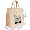 Class of 2026 Graduation Themed Printed Tote Bag Eco-Friendly Yellow ...