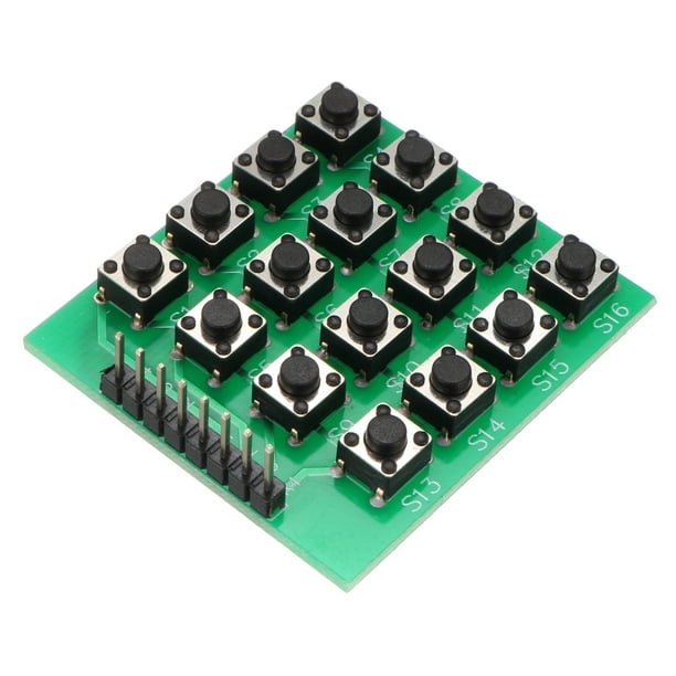 Uxcell 4x4 Matrix 16 Keypad Keyboard Module 16 Button Mcu