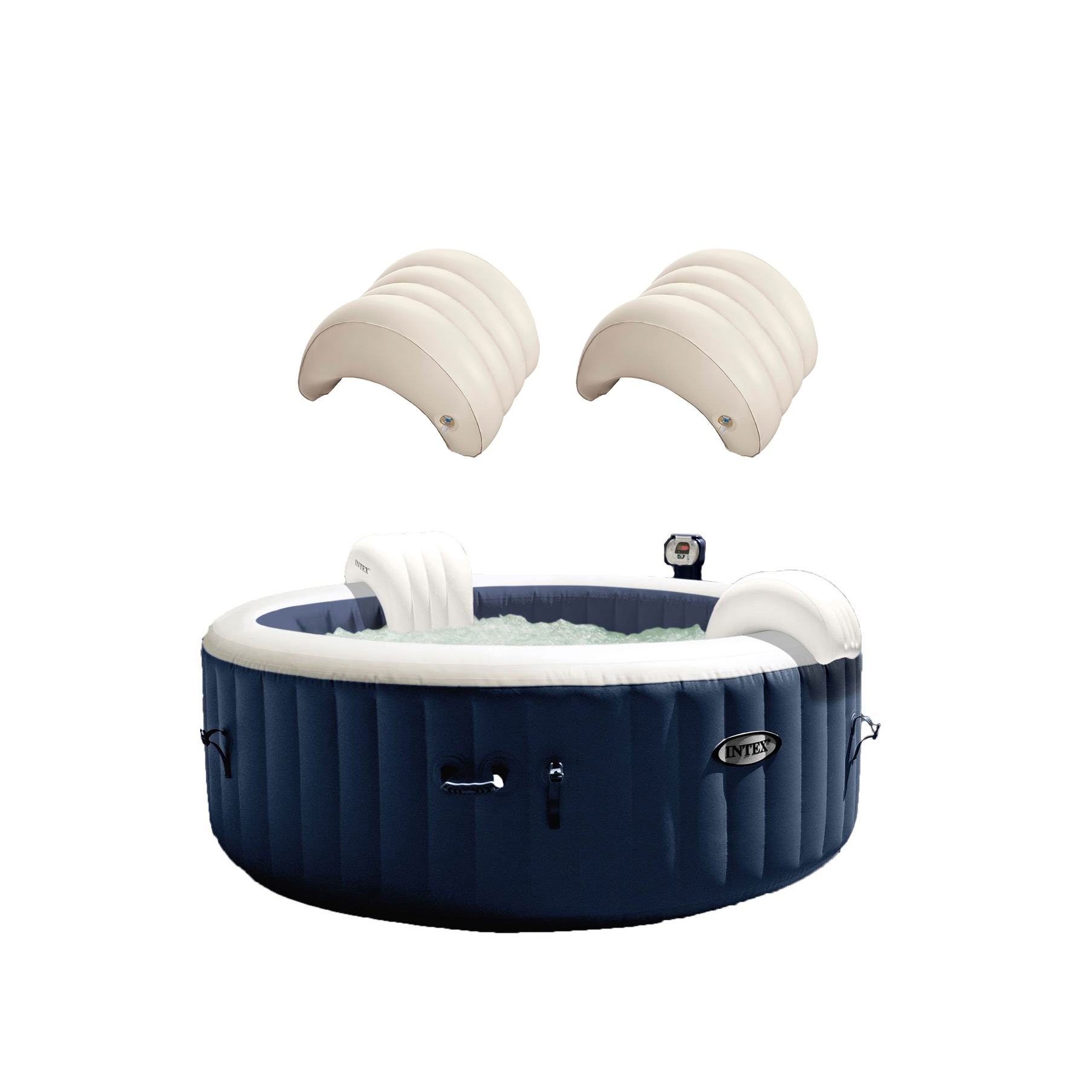Intex PureSpa 4 Person Inflatable Portable Hot Tub Headrest Pillow 2 Intex PureSpa 4 Person Inflatable Portable Hot Tub Headrest Pillow 2