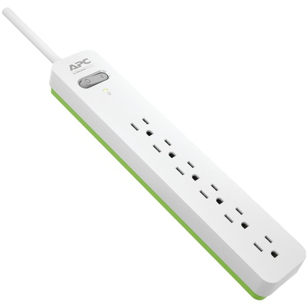 APC 6-Outlet Surge Protector 1080 Joules, SurgeArrest Essential (PE66W ...