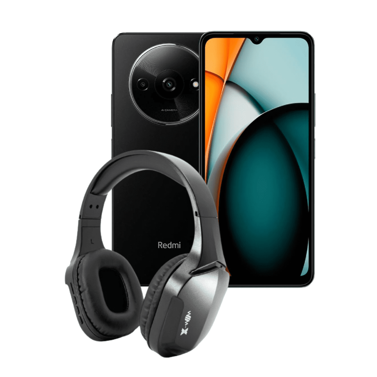 Combo Celular Xiaomi Redmi A3 Helio-G36 4GB 128GB HD+ Negro + Audifonos ...