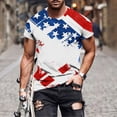 Betivan Men Turndown Collar Blouses Short Sleeves Printing Button ...