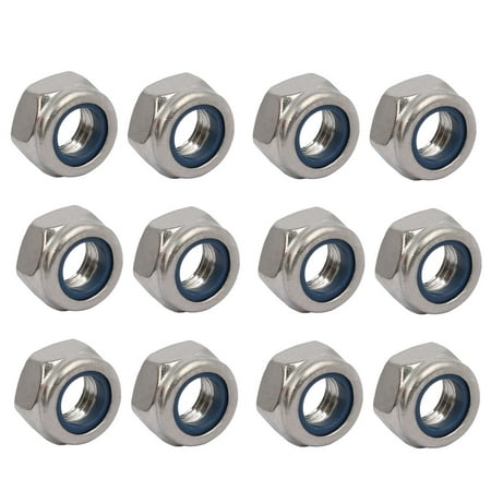 12pcs M8 x 1.25mm Pitch Metric Thread 304 Stainless Steel Left Hand ...