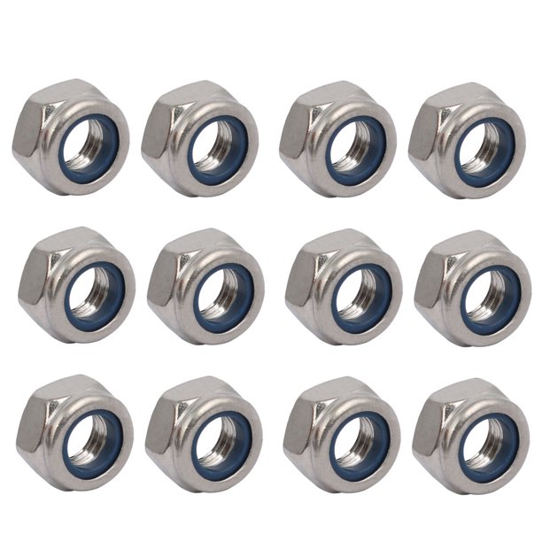 Uxcell M8x1.25mm Pitch Metric Thread 304 Stainless Steel Left Hand Lock ...