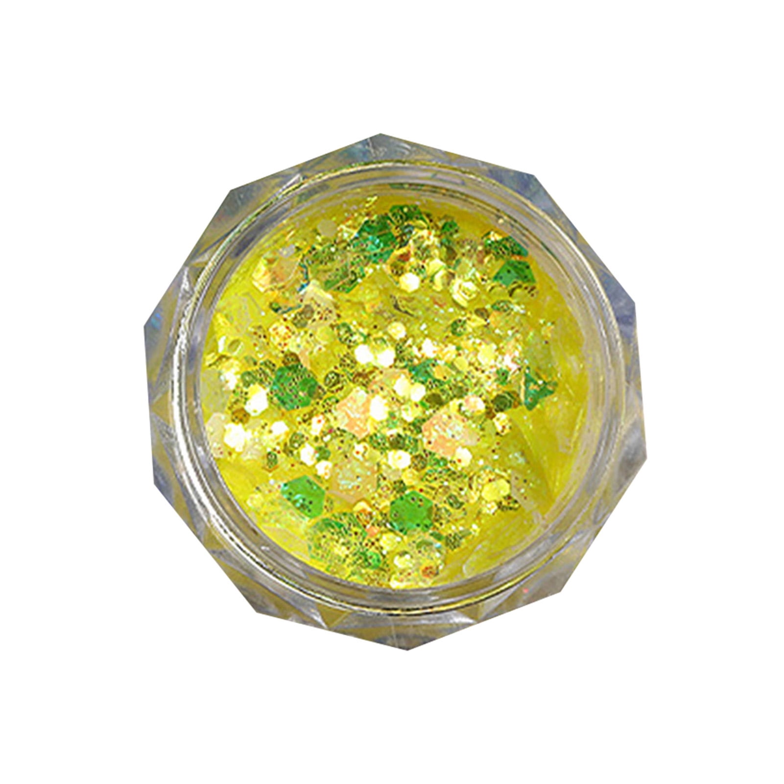 Hesroicy 1 Box Nail Art Sequin Shiny Effect Luminous High Gloss Non ...