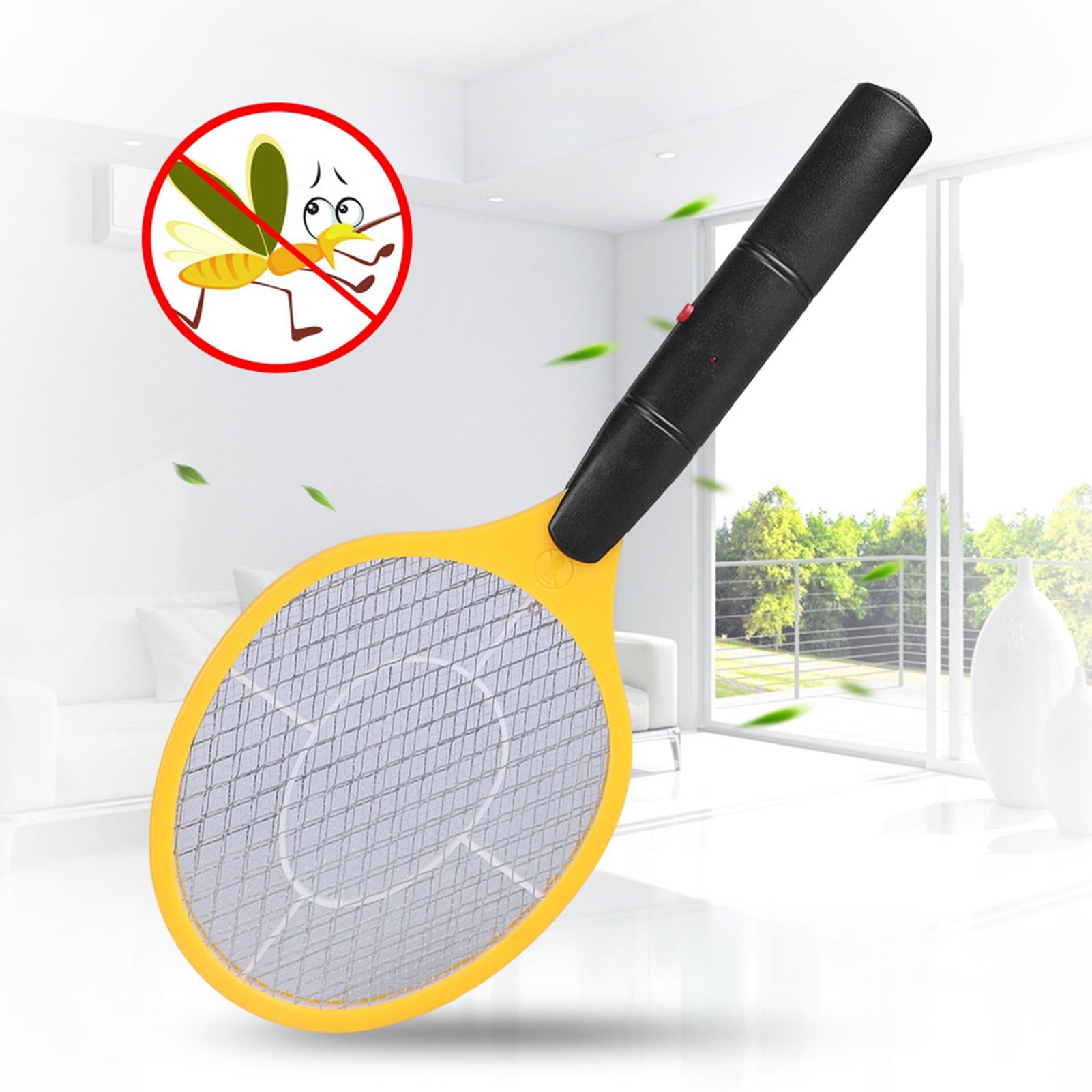 Insectos de Raqueta de de Mosca Eléctrica Insectos Asesinos de Tres ...