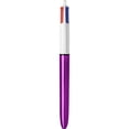 BIC 4-Color Retractable Ball Point Pens, 7-Count, Assorted Colors ...
