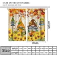 Fall Curtains, Gnomes Autumn Thanksgiving Watercolor Maple Leaf ...