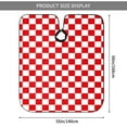 Barber Hair Cutting Cape Red Checkerboard Pattern Professional Salon ...