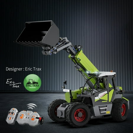 Electric Remote Control Loading Truck Building Block Forklift ...