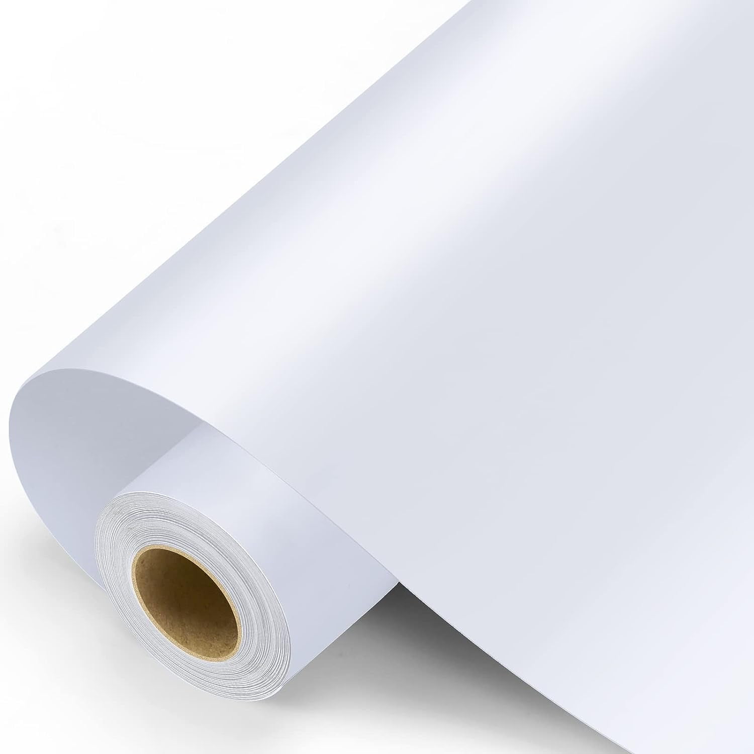 White Permanent Vinyl - 12" x11FT Black Adhesive Vinyl Roll for All ...