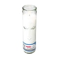 MagicLight White Religious Unscented Candle with Two Cross Design, 9.6 ...