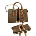 Michael Kors Women's Sheila Medium Signature Logo Satchel With Large ...