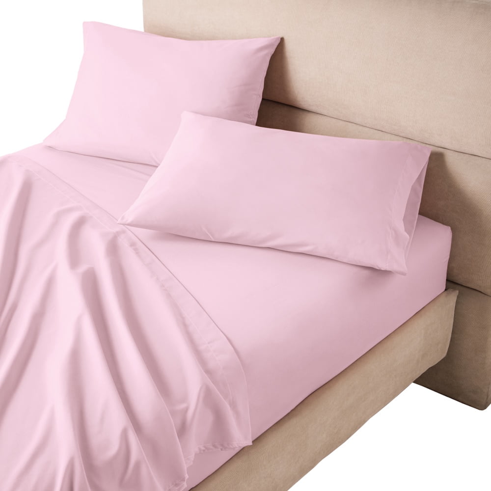 Juego Sabana Matrimonial Percal Rosa Light Colchas Concord | Bodega ...