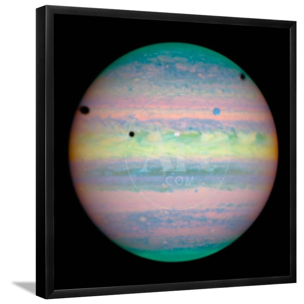 Jupiter with Moons And Their Shadows, Framed Art Print Wall Art Sold by ...