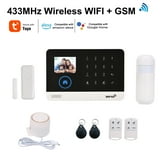 AREALER 433MHz Wireless WIFI + GSM Auto-dial Alarm System LCD Display ...