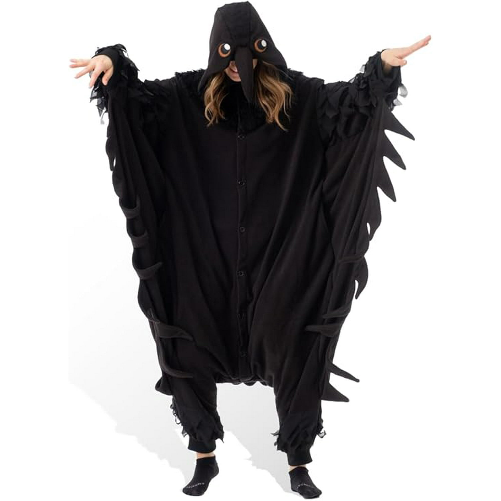 Click here for Raven Kigurumi Unisex Adult Onesie Pajamas Animal... prices