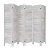 6 ft. Tall Plain Brown Cardboard Privacy Screen Room Divider - 6 Panel ...