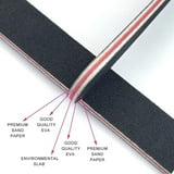 10Pcs Black Nail File Set, Nail Files & Buffers, Double Sided Emery ...