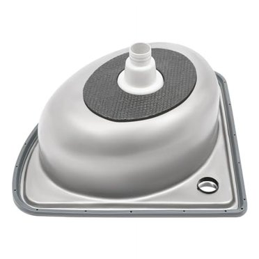 Miumaeov Stainless Steel Triangle Corner Narrow Sink Wall Mount Mini ...
