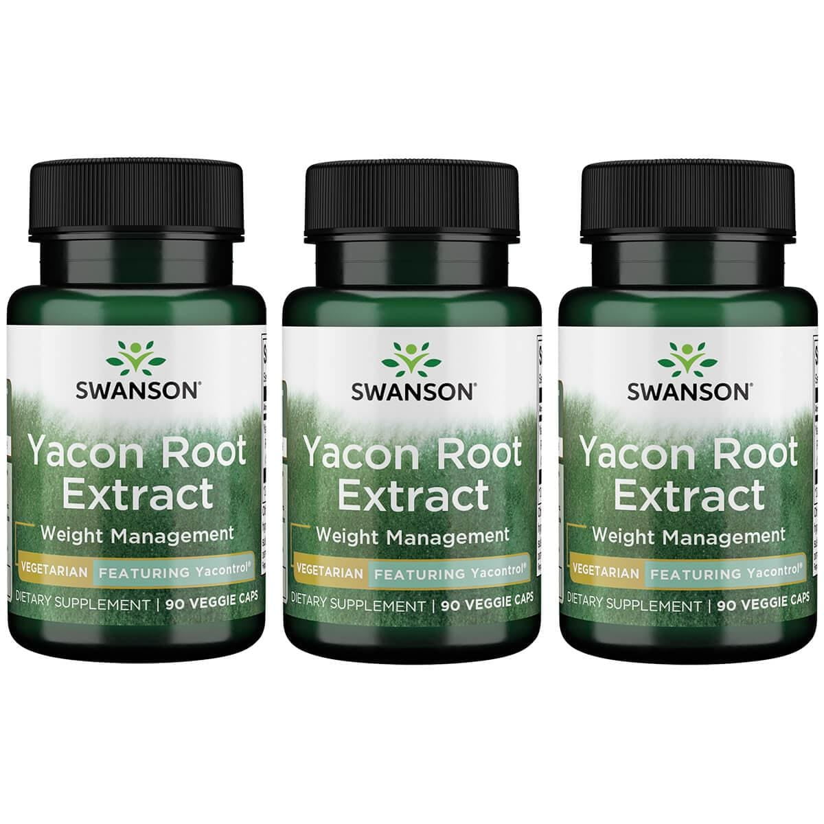 Swanson Yacon Root Extract - Featuring Yacontrol 100 mg 90 Veg Caps 3 ...