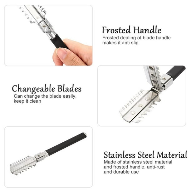 Razor Comb Double-edge Razor Blades Manual Comb Cutting Hair Hair ...