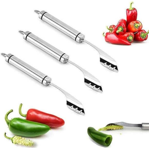 Pepper Seed Corer Remover, Pepper Corer Seed Remover, Pepper Deseeder ...