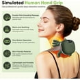 Shoulder and Neck Massager with Heat – Bionic 4D Kneading Massager ...