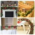 ENVEN 9FT Artificial Christmas Garland Set of 2, Mantle Garland Xmas ... ENVEN 9FT Artificial Christmas Garland Set of 2, Mantle Garland Xmas ...