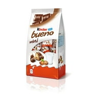 Kinder Bueno Milk Chocolate and Hazelnut Cream Candy Bar, 30 Packs, 2 ...