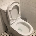 HOROW Small Toilet One Piece Short Compact Bathroom Tiny Mini Commode ...