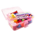 Hello Hobby Pink Glitter Art and Craft Storage Case with Lift Out Tray ...