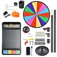 WinSpin 24" Dual Use 14 Slots Prize Wheel Prize Drop Game Board Kit w ...