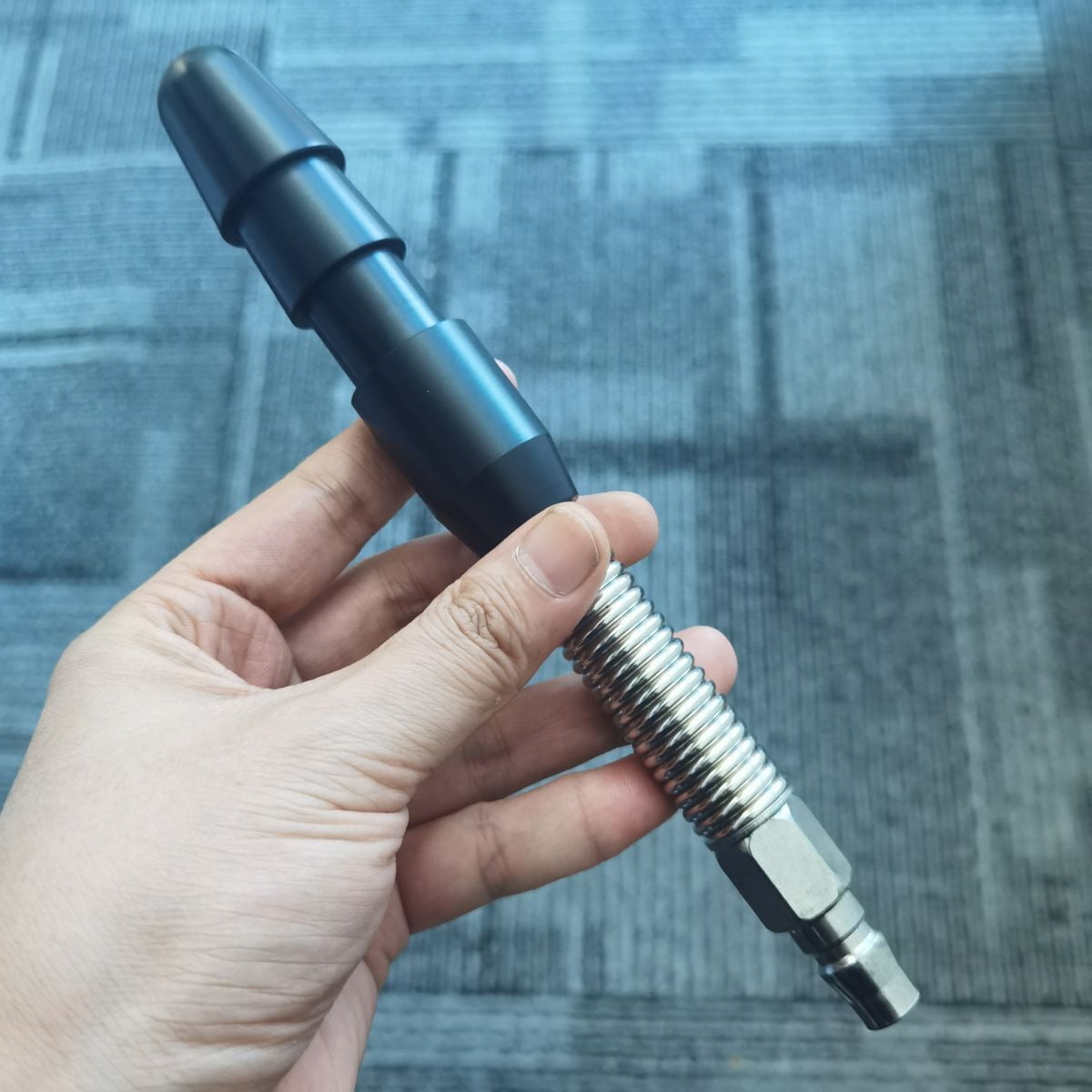 Vac-u-lock Bendable Spring Extension Rod w/Quick Connector Device ...