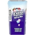 Extra Refreshers Berry Mix Sugar Free Chewing Gum - 40 Piece Bottle ...