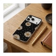 Black Scattered Beige Daisy Clear Phone Case For Iphone 12 13 14 15 16 ...