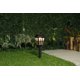 Mainstays Solar Powered Black Square Design LED Path Light, 5 Lumens ...