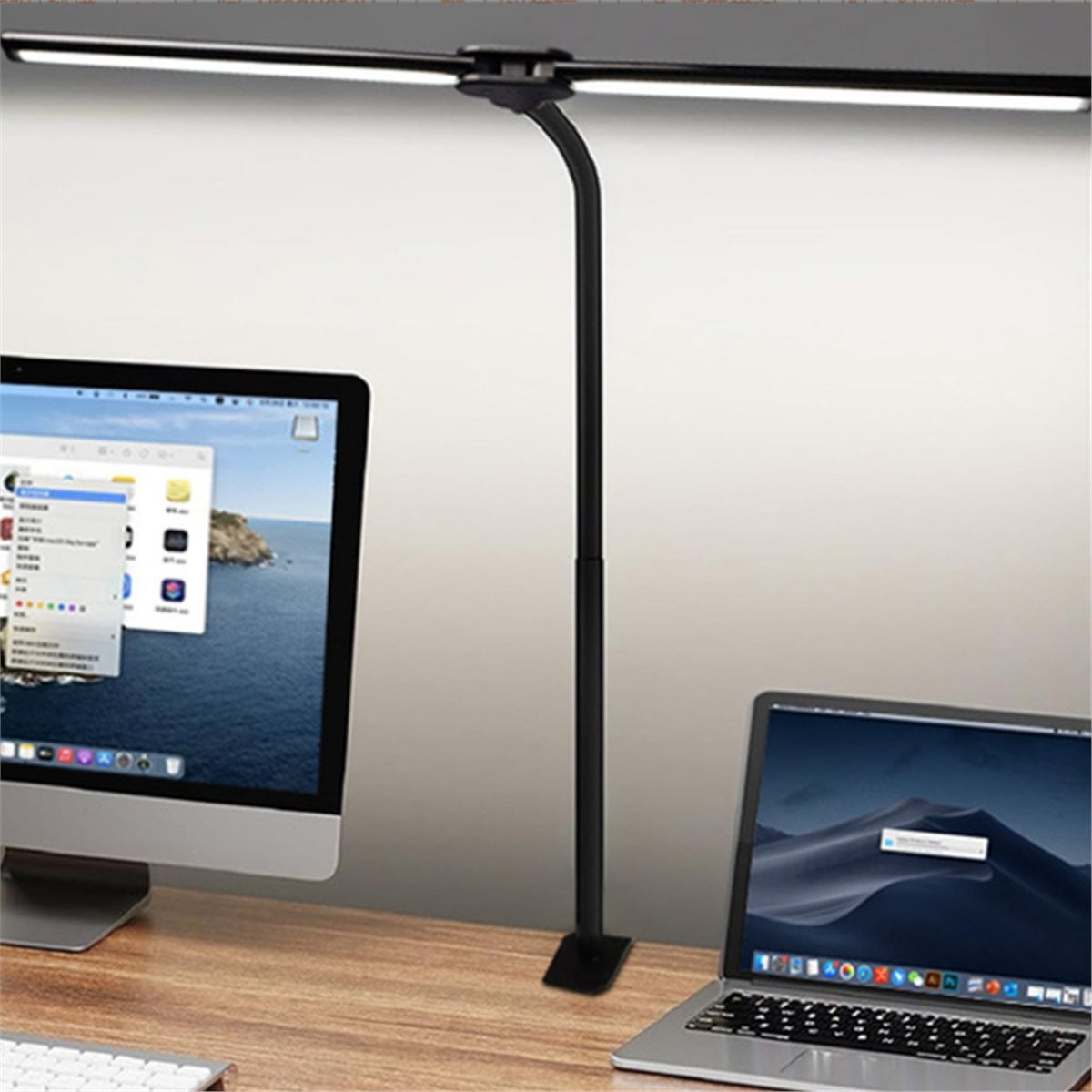 Click here for Unbranded Led Desk Lamp With Clamp  Double Head De... prices