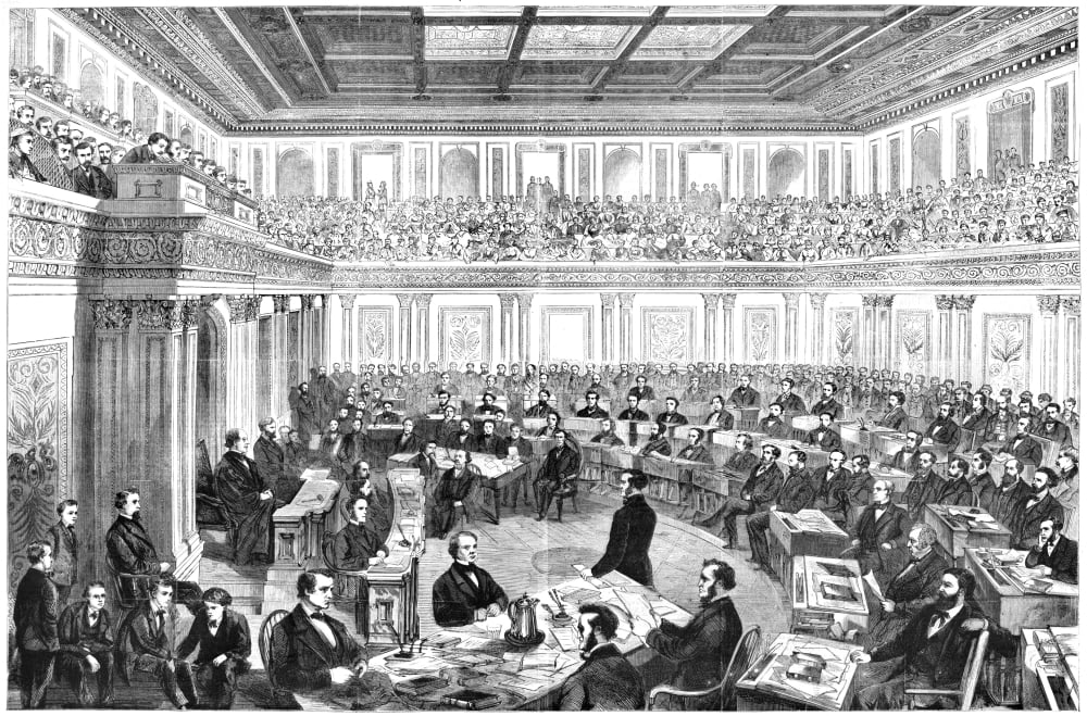 Johnson Impeachment 1868 Nthe United States Senate As A Court Of ...