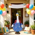 23 Inch Porch Goose Back To School Costume Set Garden Statue Dress Up ...
