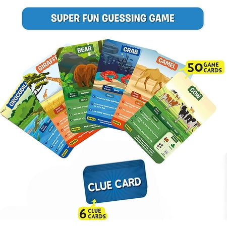 Skillmatics Guess in 10 Animal Planet | Card Game of Smart Questions ...