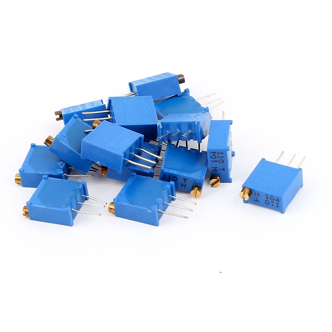 15 Pcs 3296W 100K ohm Multiturn Potentiometer Pot Variable Resistor ...