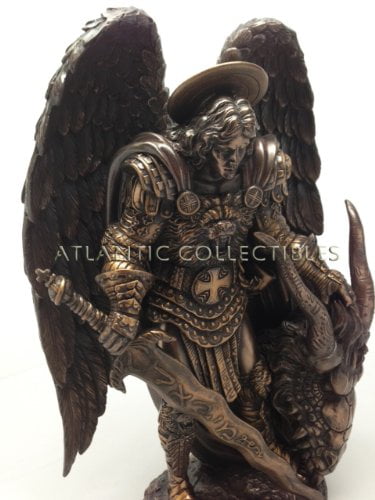 SAINT MICHAEL ARCHANGEL GUARDIAN PROTECTOR STATUE POST ARMAGEDDON ...