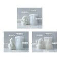 3D Christmas Snowman Silicone Moulds Home Party Decoration Santa Claus ...