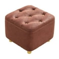 Small Footstool Foot Stool Stable Padded Seat Silent Bottom Pads ...