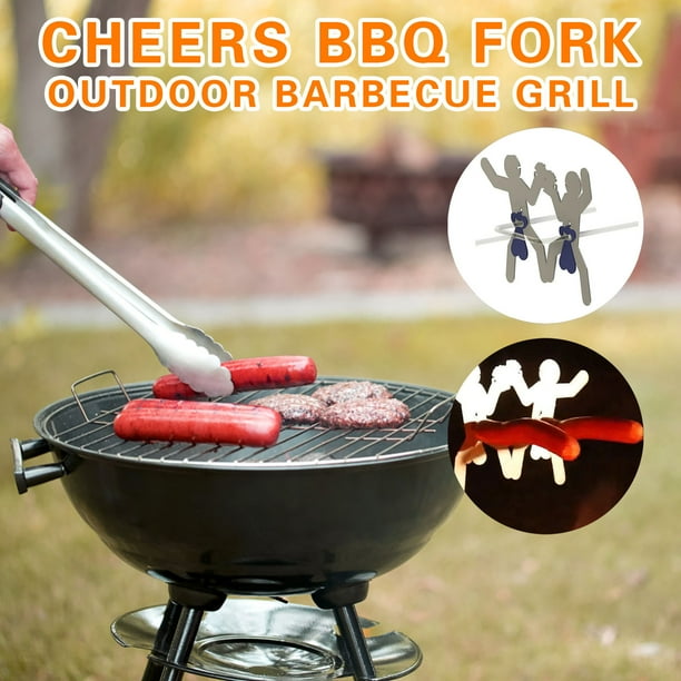 Uheoun Funny Barbecue Forks Novelty Stainless Steel Grill Sticks Hot ...