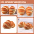 2pcs Artificial Bread Realistic Fake Food Fake Bread Decoration Faux ...